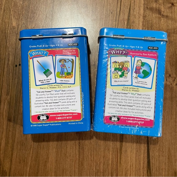Toys | Super Duper Wh Question Cards | Poshmark
